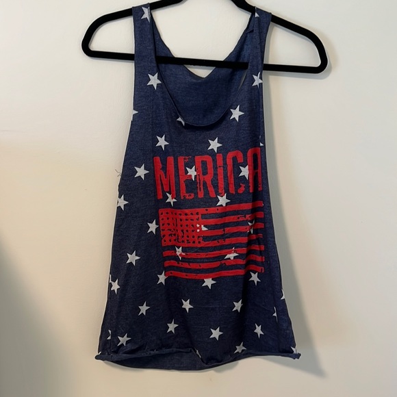 Tops | New Merica Tank | Poshmark